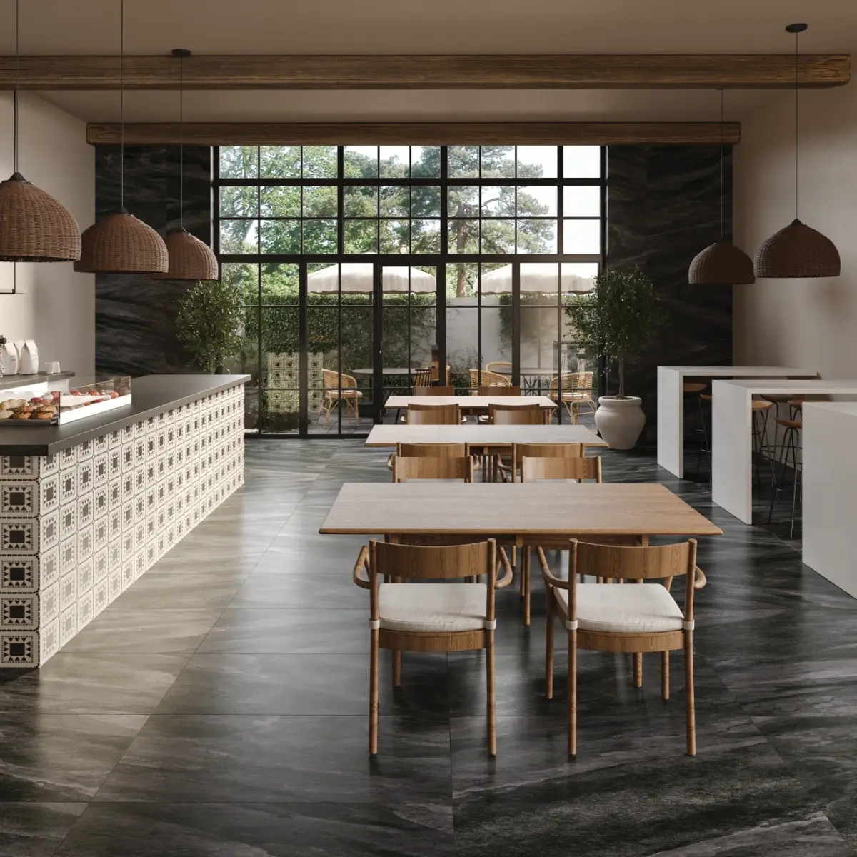 Magnifica 24″ x 48″ - 8mm Honed Porcelain in Pietra Scura - Beyond ...