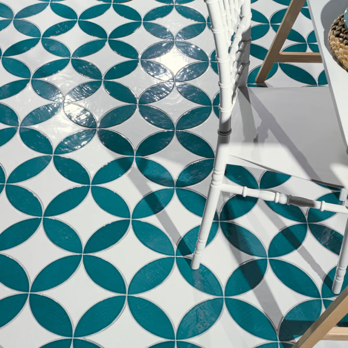 Legacy 3″ x 8″ Glossy Petal Porcelain Tile in Aquamarine - Beyond ...